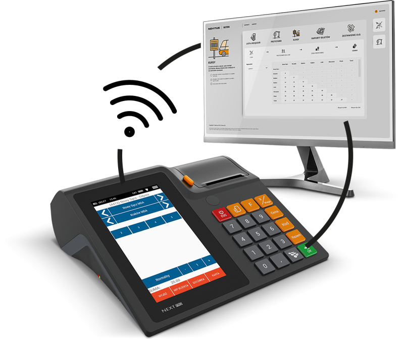 Novitus Next PRO Online – BUS GSM24 – bileterka - Centrum Kas